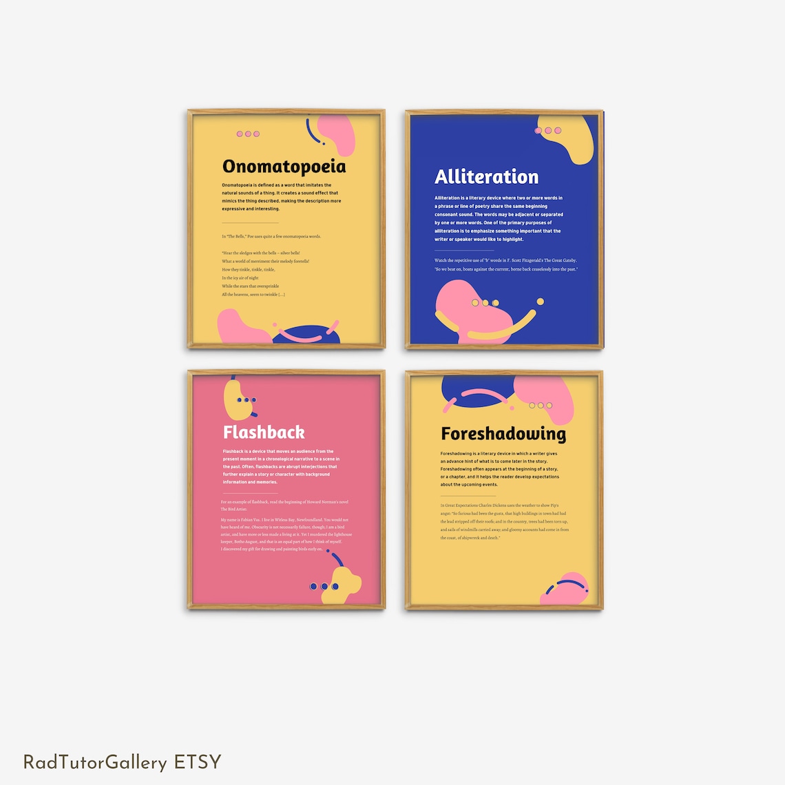 Literary Devices Posters Bundle Set of 10 Modern English - Etsy