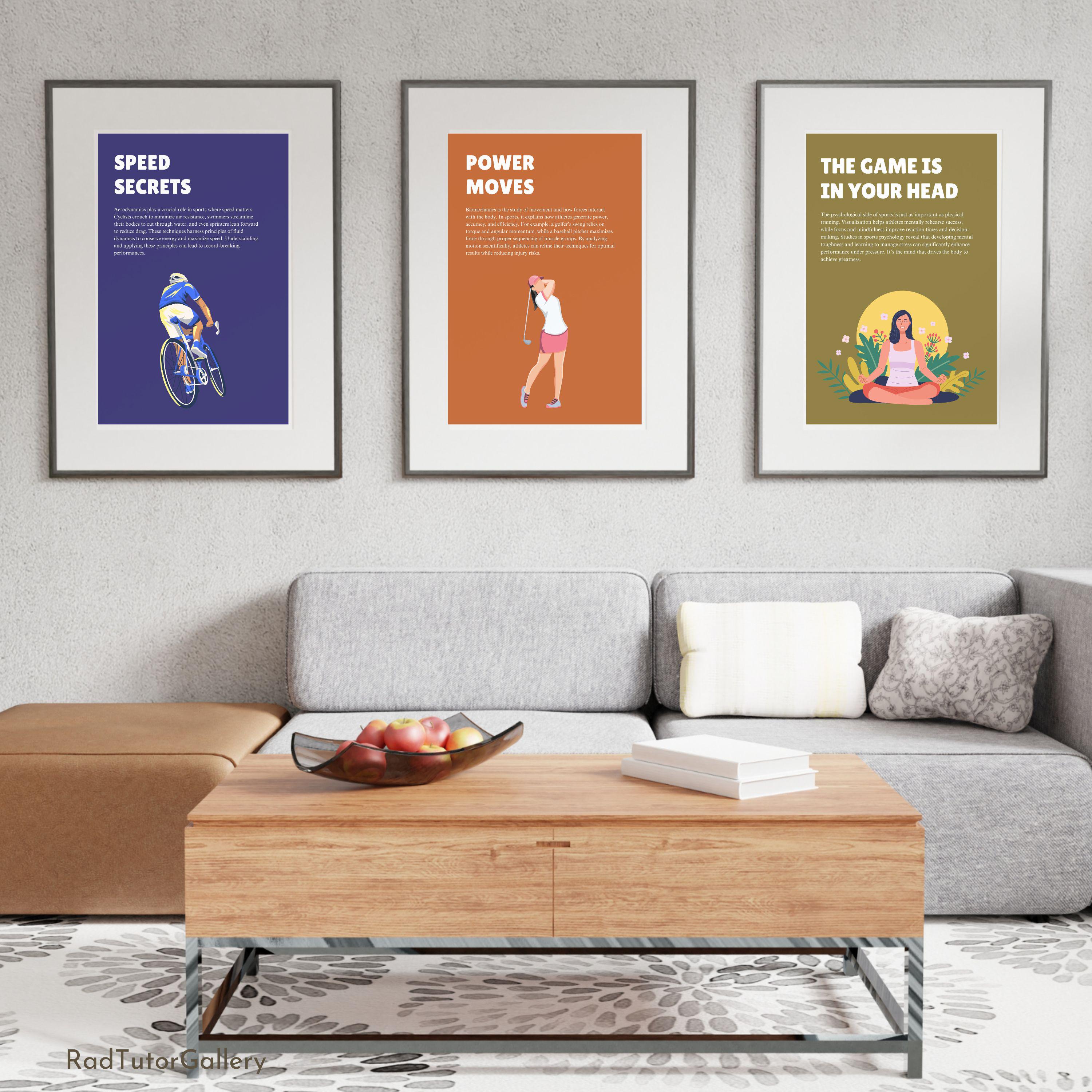 Famous Athletes Posters Set of 12, Inspirational Posters, Classroom ...