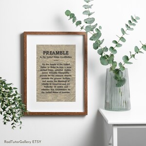 We the People Wall Art, American History Classroom Decor, Patriotic ...