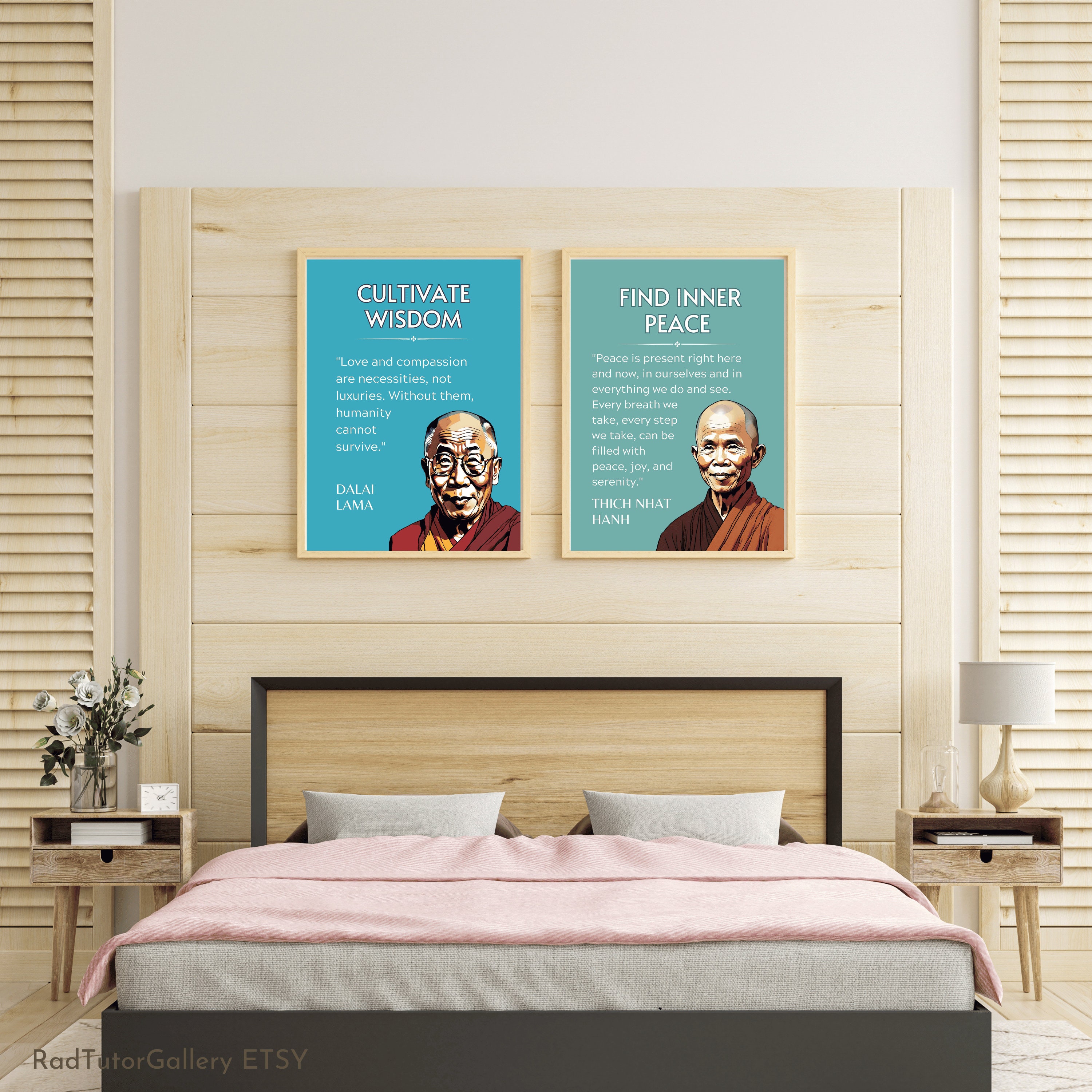 Peace Leaders Posters, Peace Historical Figures Wall Art, Famous ...