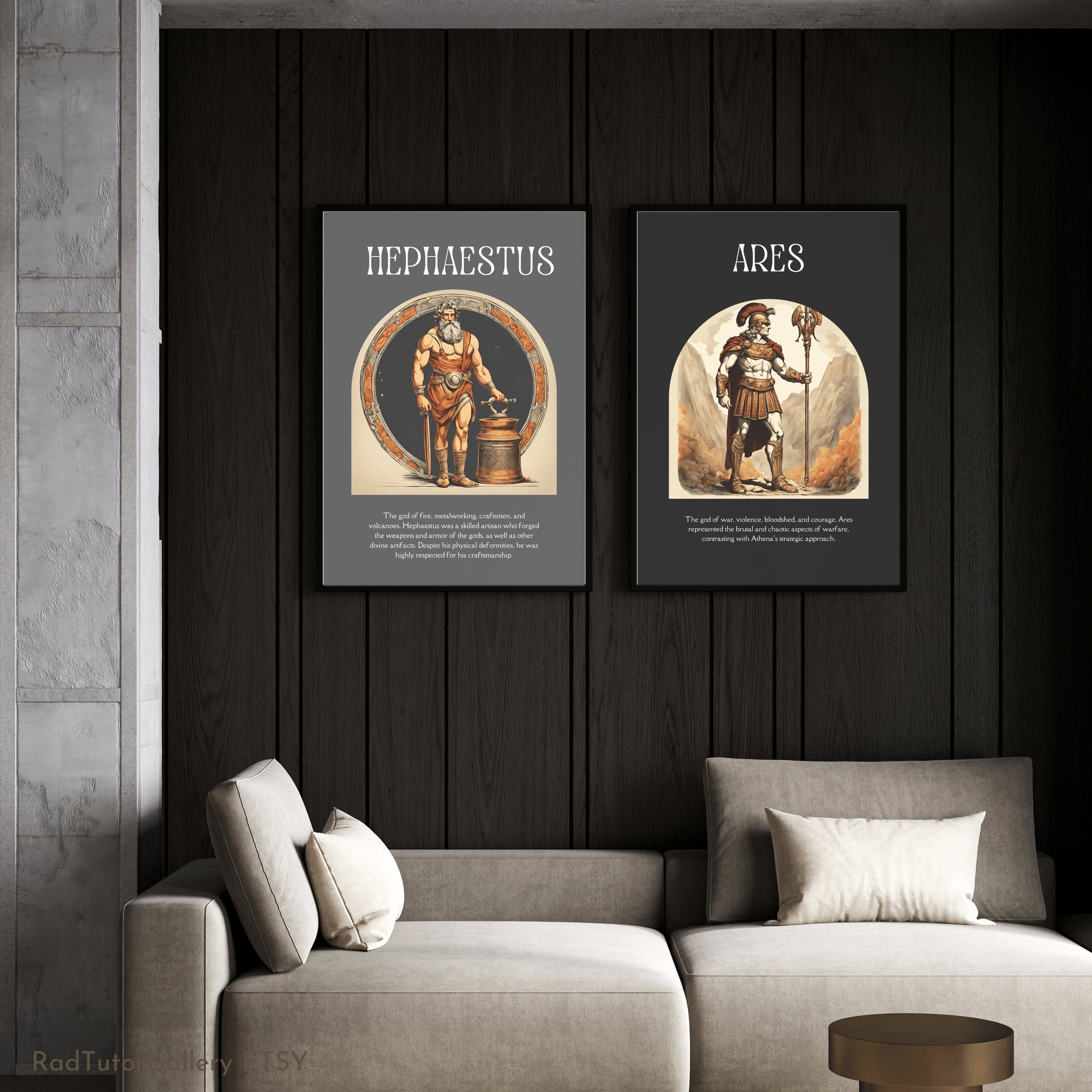 Greek Gods Educational Poster, Ancient Greek Gods and Goddesses, Greek ...