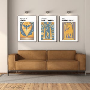 Popular Greek Myths and Legends, Greek Gods Poster, Greek Mythology ...