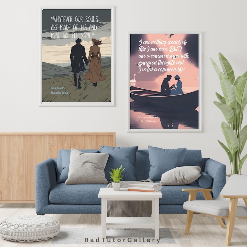 Popular Books Characters Iconic Quotes, Literature Posters, Classic ...