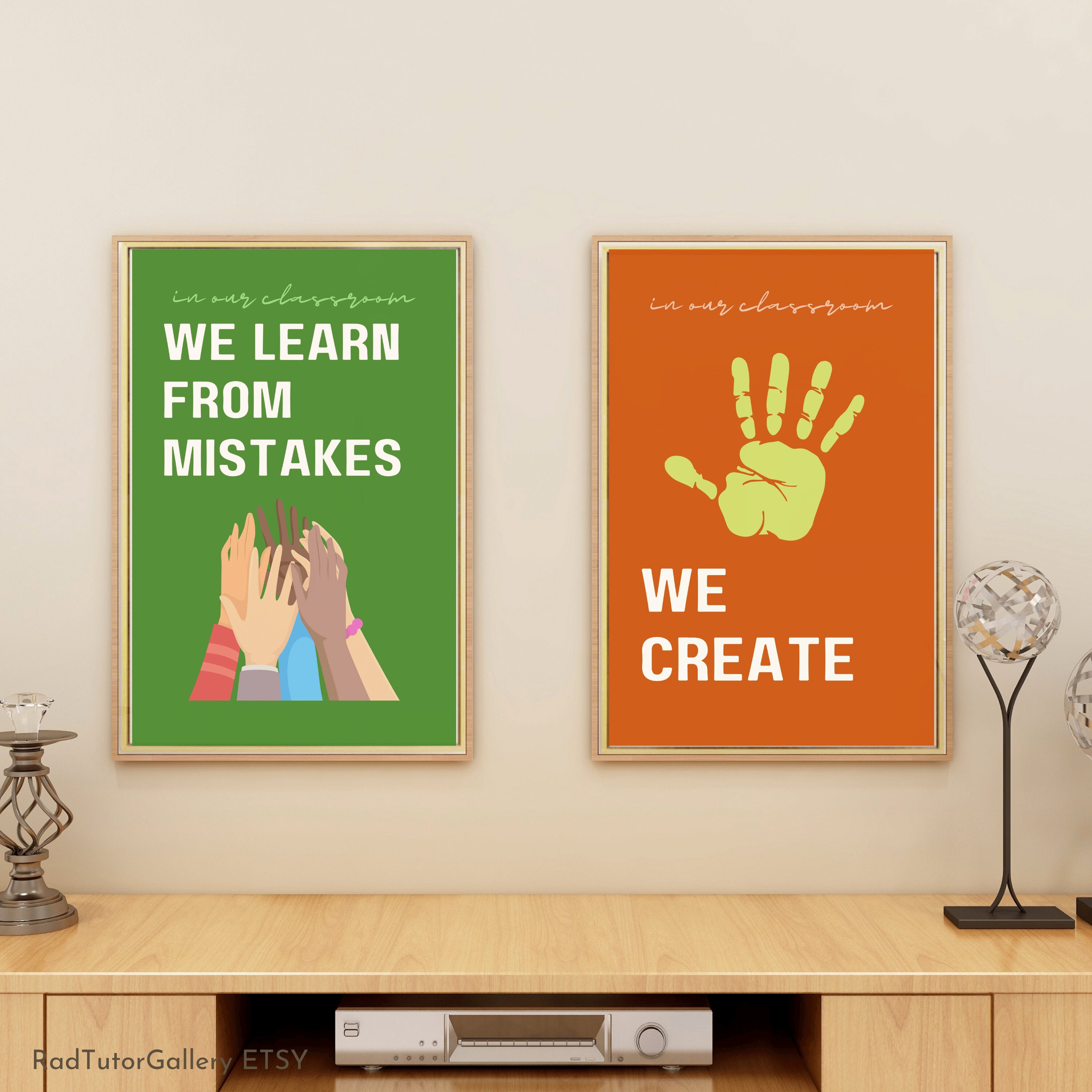 In This Classroom Posters Set of 6, Rainbow Classroom Decor, Inclusion ...