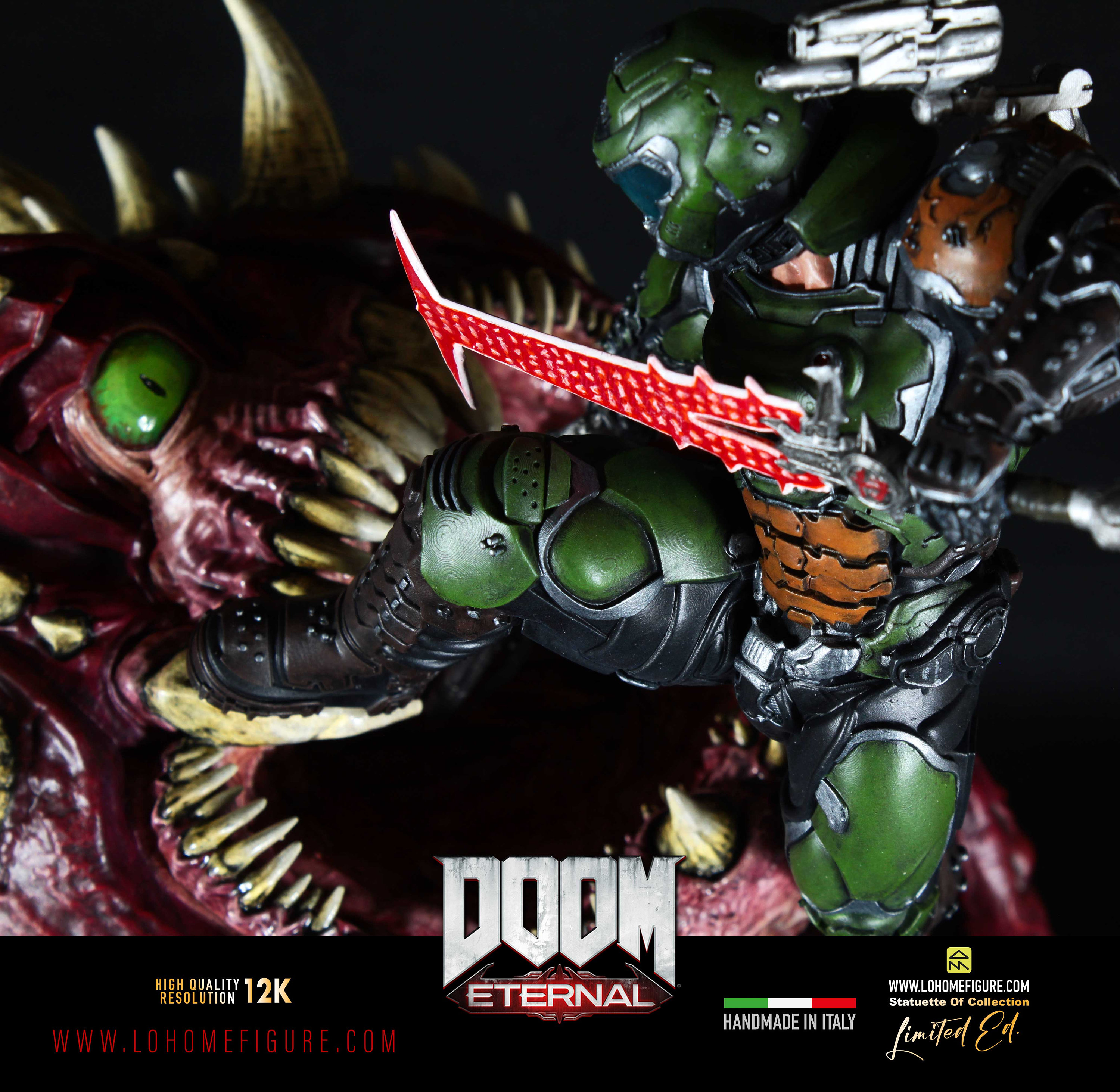 Doom Diorama, Doom Eternal Collectible Statue, Doom Slayer Devil Hunter ...