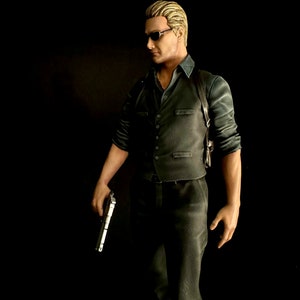 Albert Wesker Figure Collectible Statue, Resident Evil 4 Figure ...