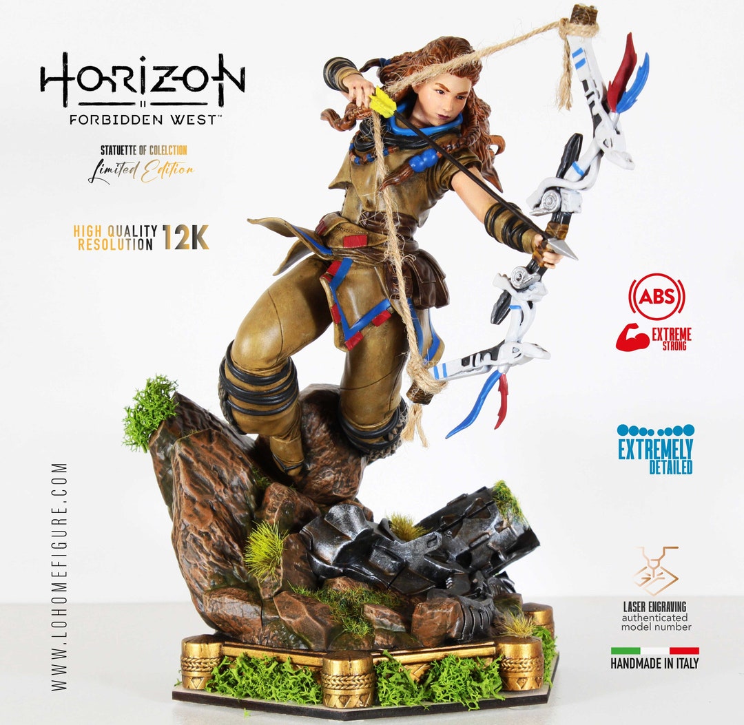 Aloy Figure Horizon Forbidden West Collectible Statue, Aloy Real Color ...