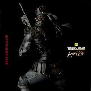 Metal Gear Solid Figure, Solid Snake Statua Da Collezione, Snake Eater ...