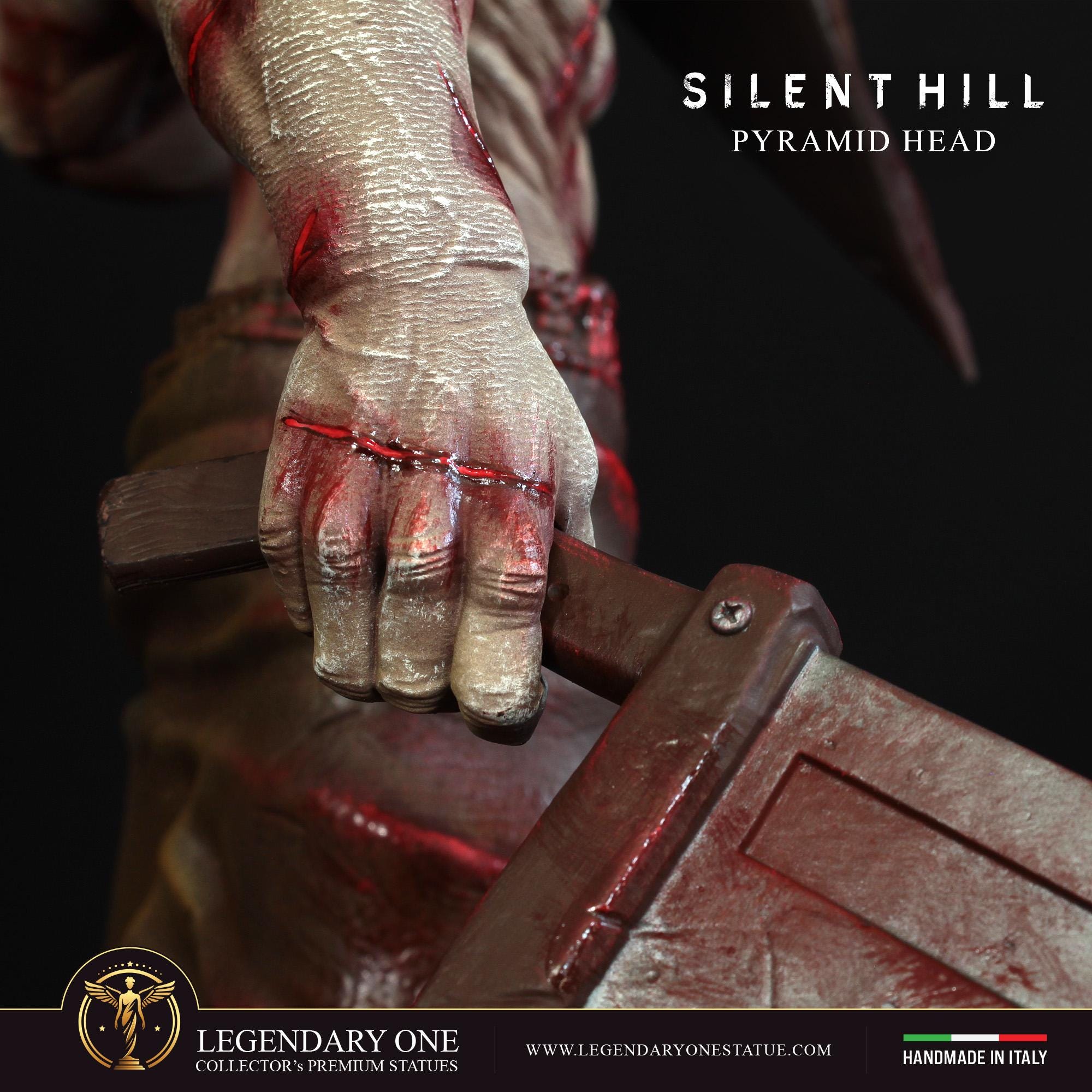 Pyramid Head Figure, Silent Hill Horror Statue, Pyramid Statue, Our ...