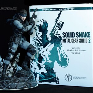 Metal Gear Solid Figure, Solid Snake Collectible Statue, Snake Eater ...