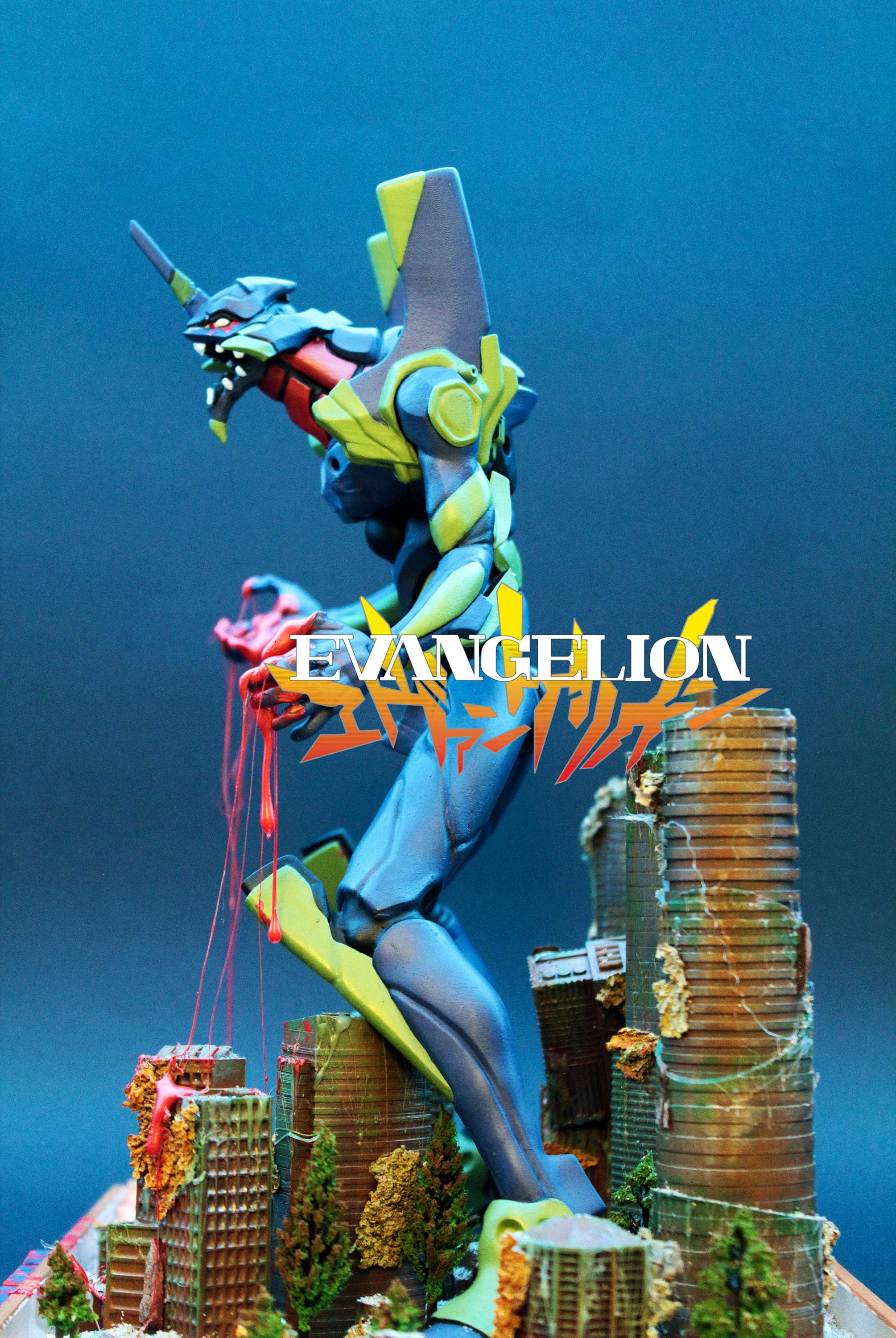 Evangelion Figure Incredible EVA 01 Statue Over 33 Cm on - Etsy