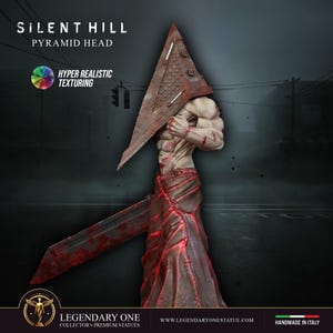 Pyramid Head Figure, Silent Hill Horror Statue, Pyramid Statue, Our Own ...
