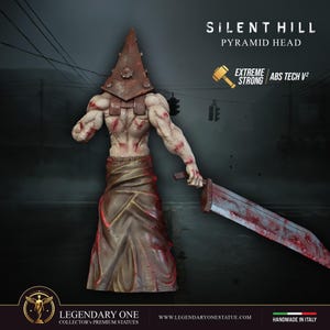 Pyramid Head Figure, Silent Hill Horror Statue, Pyramid Statue, Our Own ...