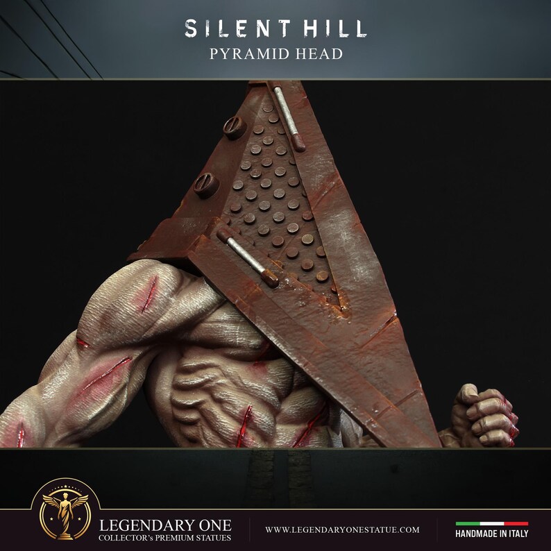 Pyramid Head Figure, Silent Hill Horror Statue, Pyramid Statue, Our ...
