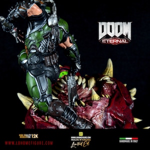 Doom Diorama, Doom Eternal Collectible Statue, Doom Slayer Devil Hunter ...