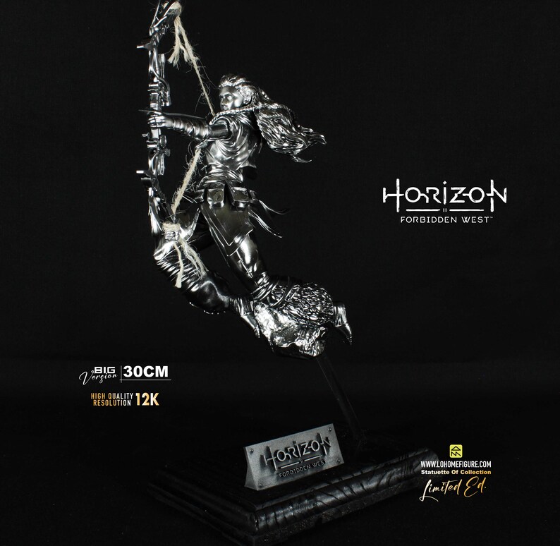 Aloy Figure, Horizon Forbidden West Collectible Statue, Aloy Chrome ...