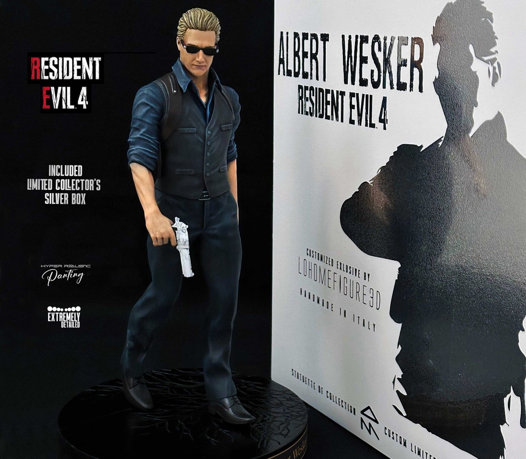 Albert Wesker Figure Collectible Statue, Resident Evil 4 Figure ...