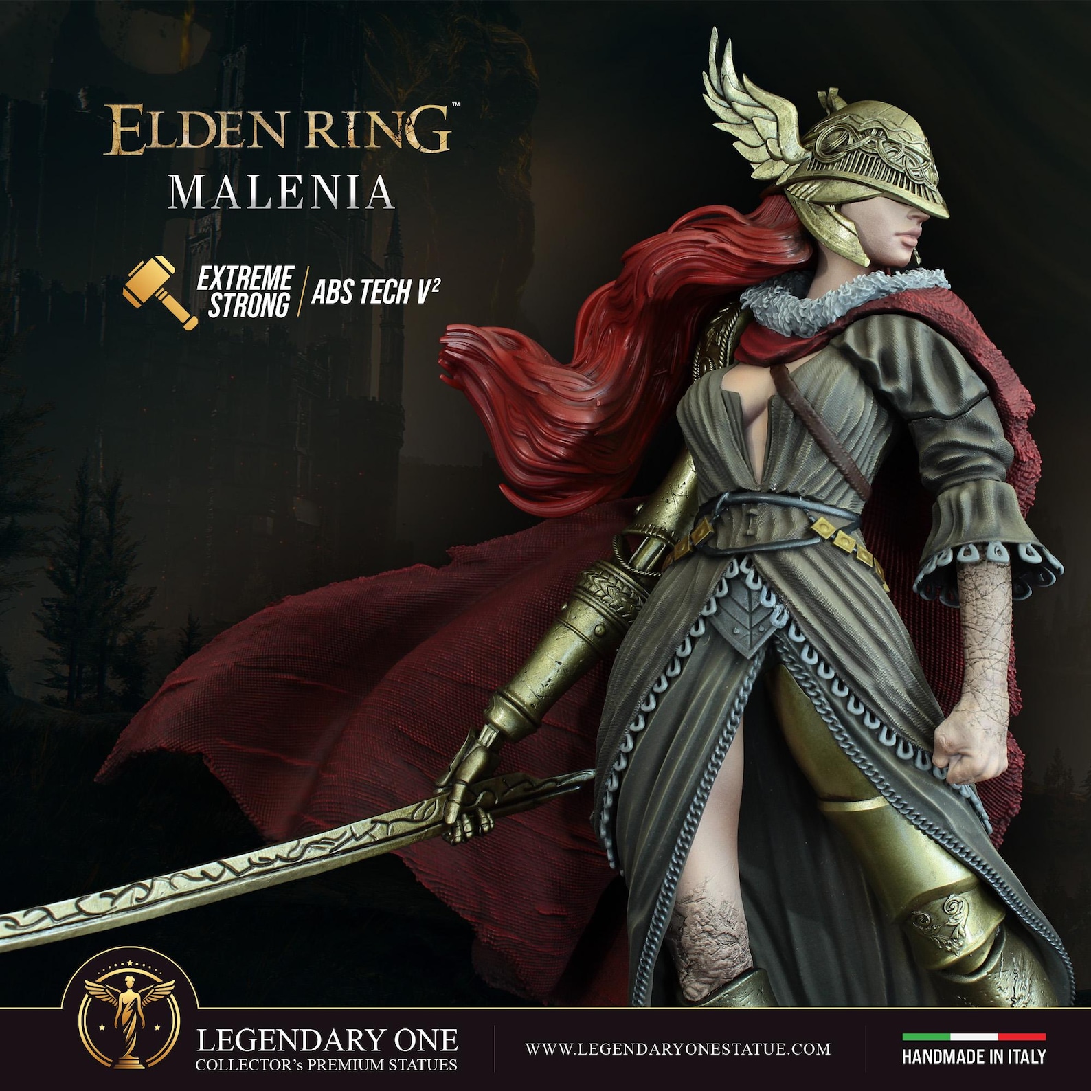 Malenia Statue, Elden Ring Figure, Blade of Miquella Statue, Elden Ring ...