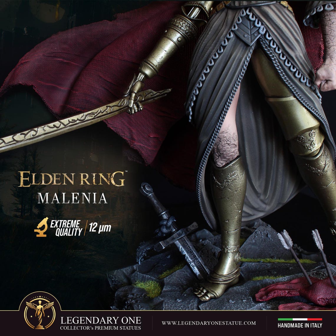 Malenia Statue, Elden Ring Figure, Blade of Miquella Statue, Elden Ring ...