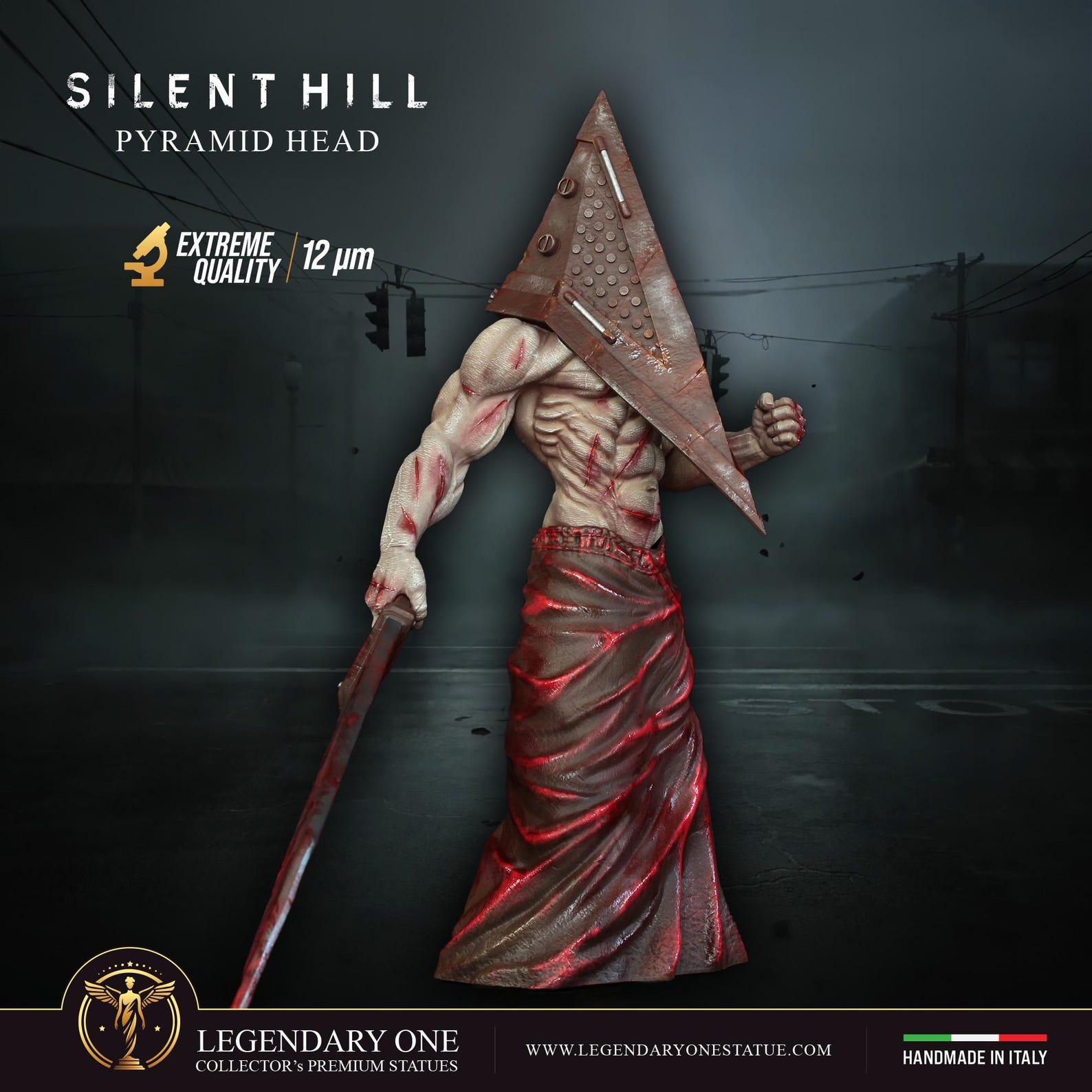 Pyramid Head Figure, Silent Hill Horror Statue, Pyramid Statue, Our Own ...