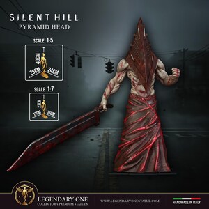 Pyramid Head Figure, Silent Hill Horror Statue, Pyramid Statue, Our Own ...