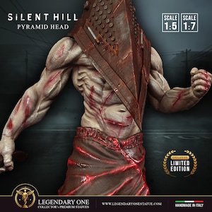 Pyramid Head Figure, Silent Hill Horror Statue, Pyramid Statue, Our ...