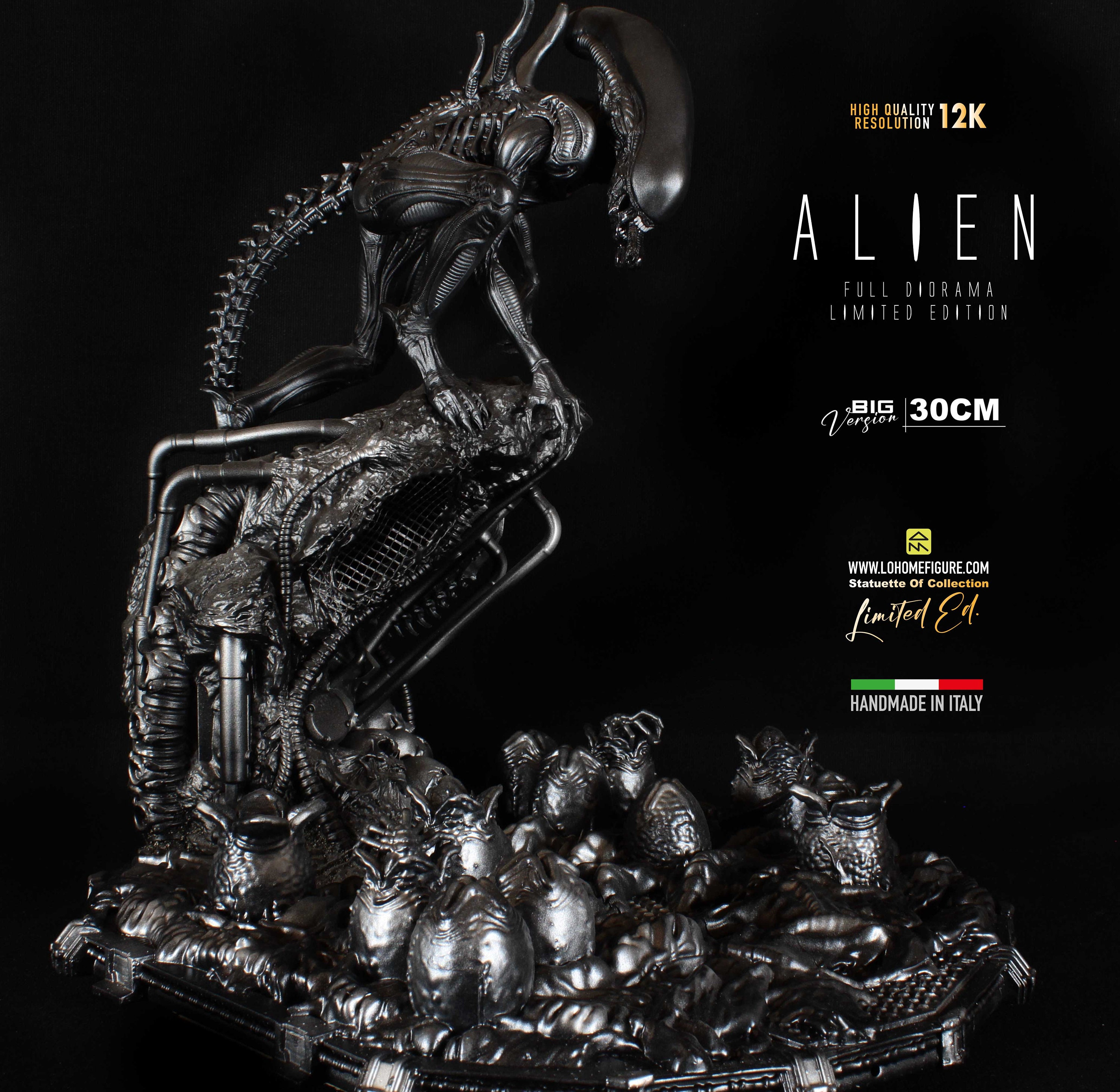 Alien Statue, Xenomorph Figure Limited Edition With LED and Base, Alien ...