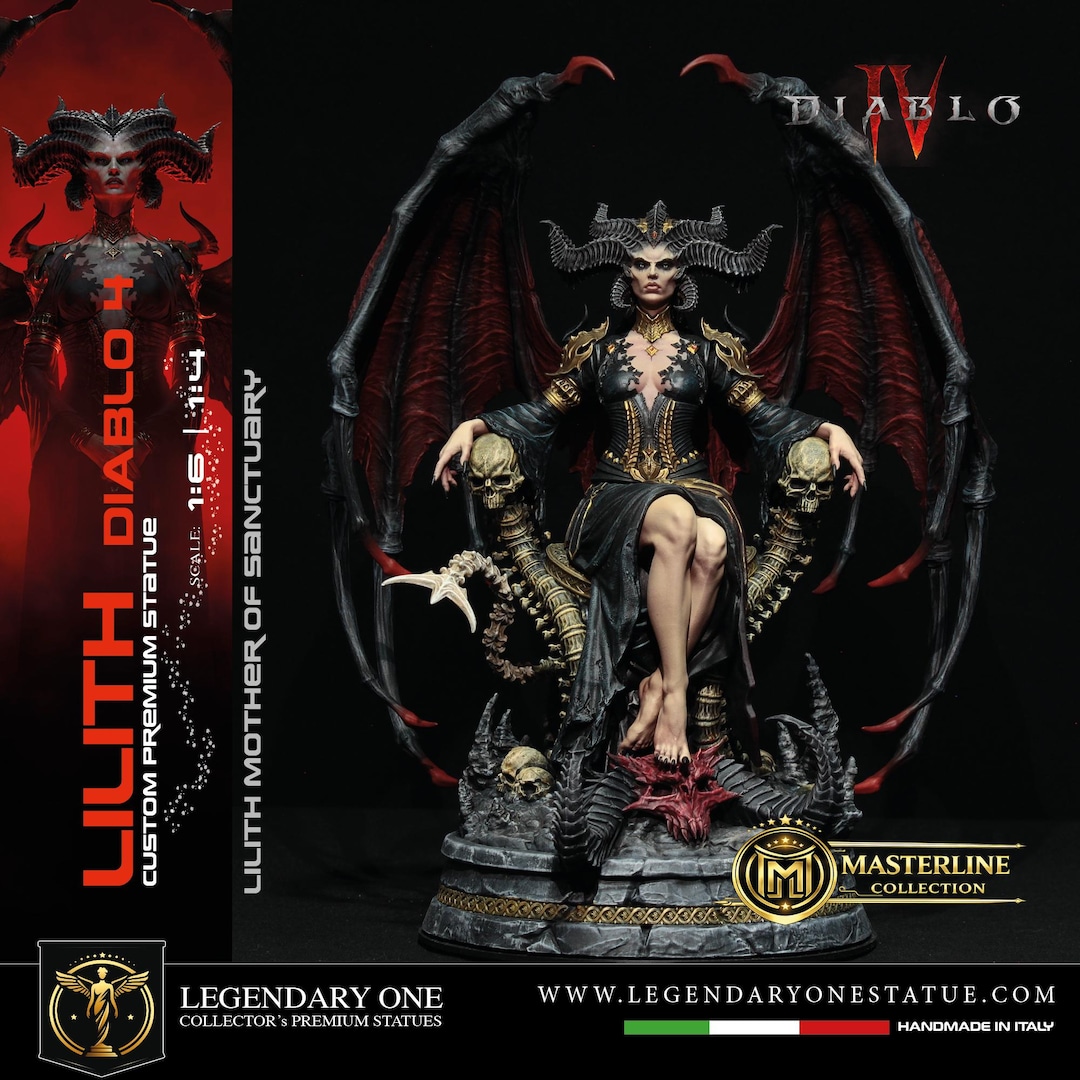 Lilith Collectible Statue, Diablo 4 Figure, Real Game Color, Our Design ...