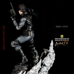Metal Gear Solid Figure, Solid Snake Collectible Statue, Snake Eater ...