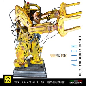 Ripley Power Loader Statue, Alien Ripley Statue Real Cinema Color ...