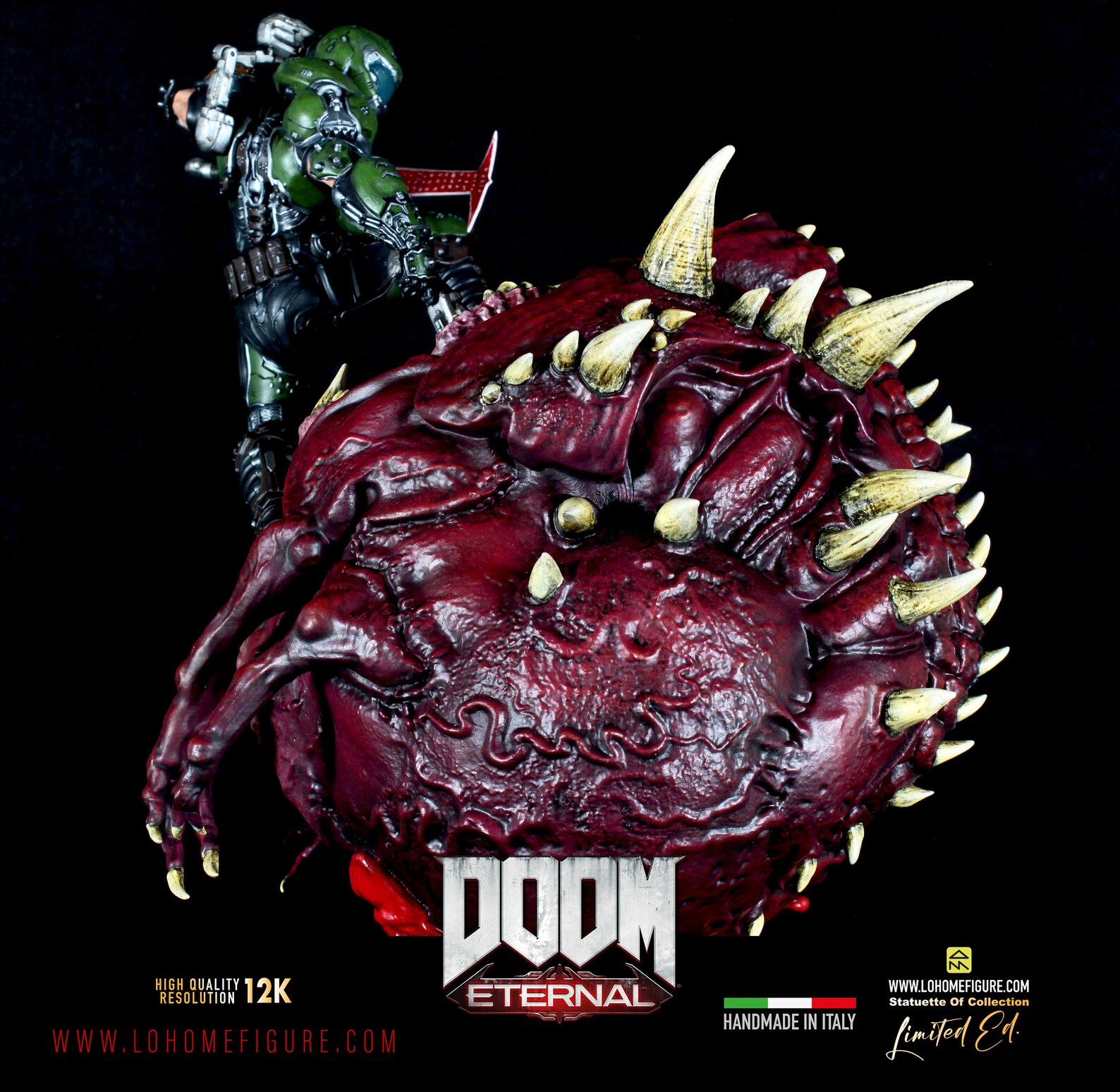Doom Diorama, Doom Eternal Collectible Statue, Doom Slayer Devil Hunter ...