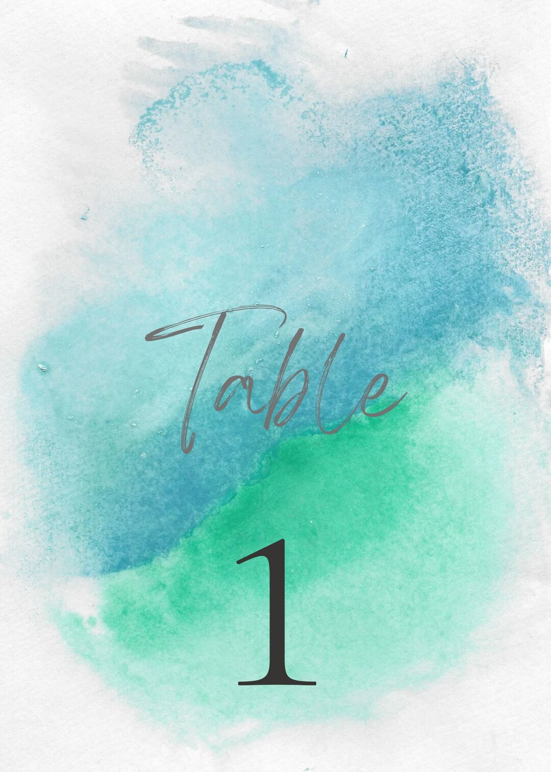 Printable Download Table Numbers Tables 1-8 Wedding/christening ...