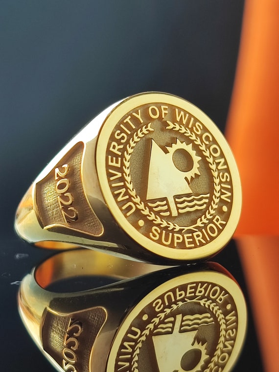 Rose Gold College Class Rings Class Ring Gold Graduation - Etsy