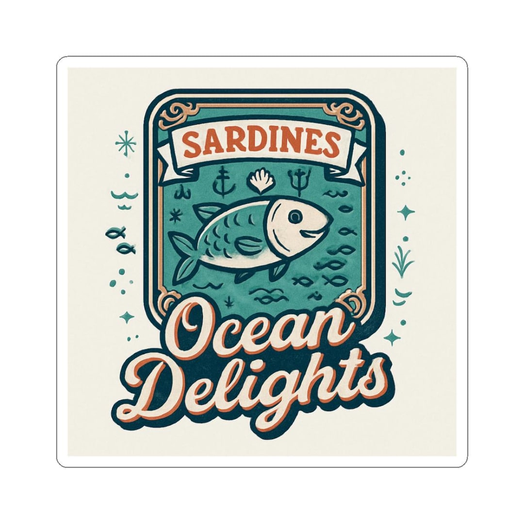 Sardines Sticker Pack, Laptop Decal, Cute Planner Stickers - Etsy
