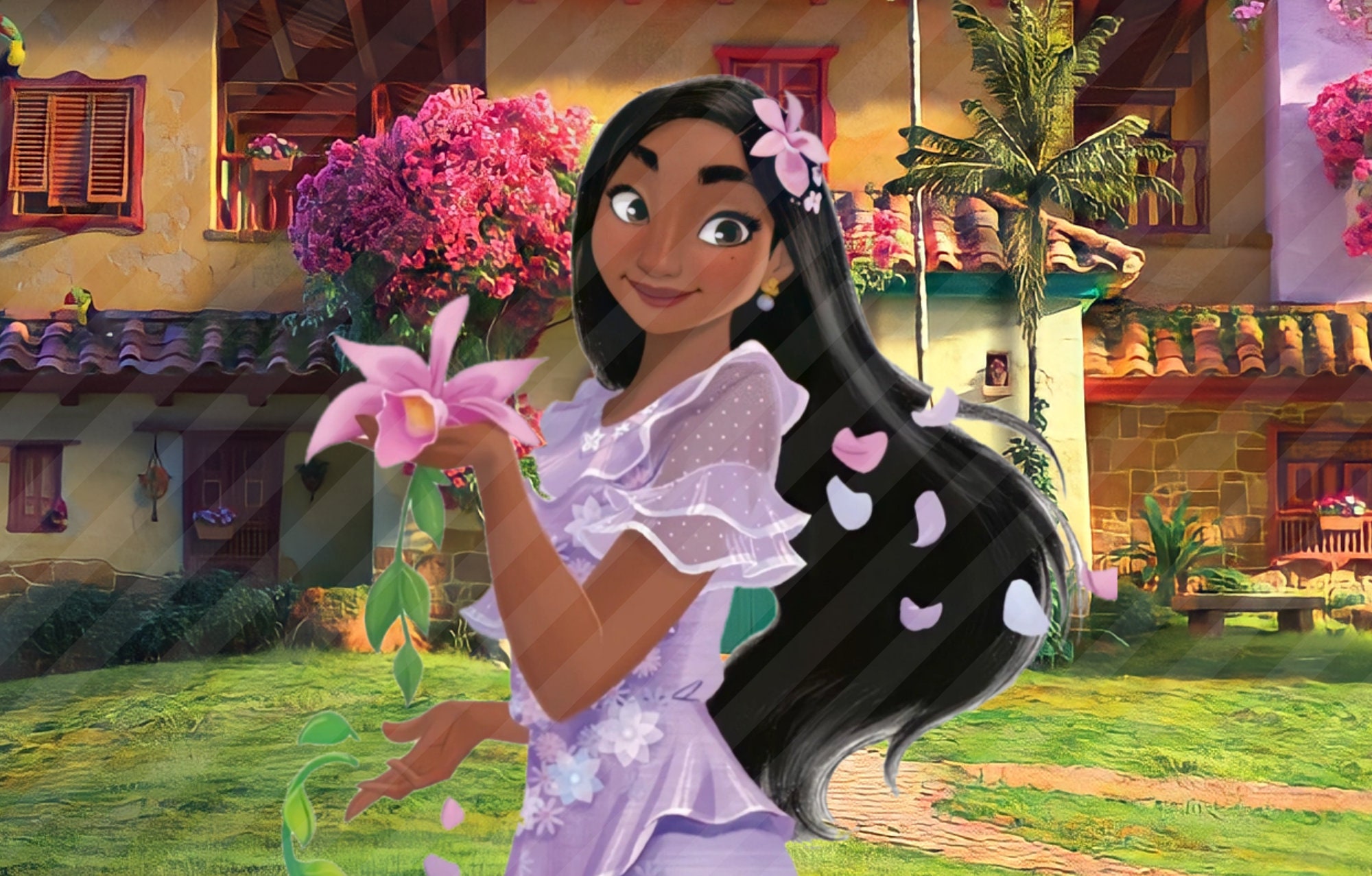 12oz Encanto Isabella Straight Flip Top Tumbler Design | Etsy