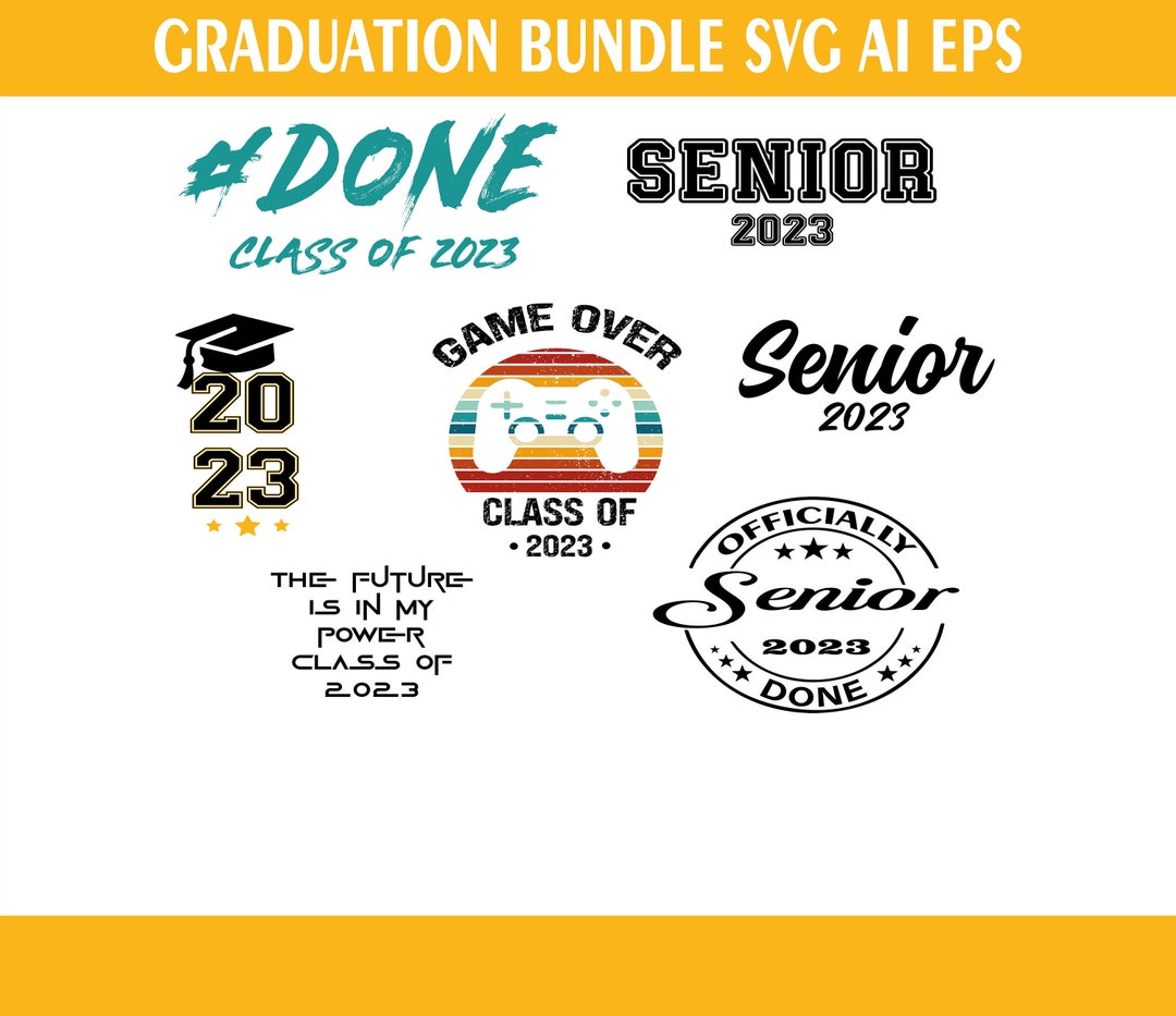 Graduation SVG Bundle, Proud Graduate 2023 SVG, Senior 2023 Svg, Class ...