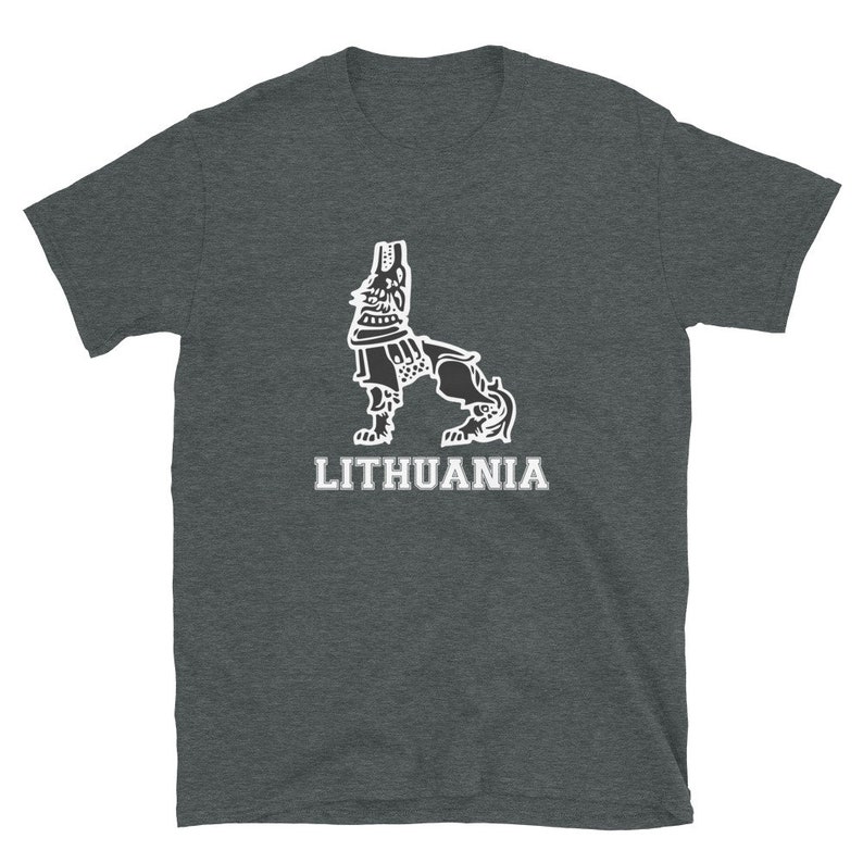 Lithuania Iron Wolf Short-sleeve Unisex T-shirt. - Etsy