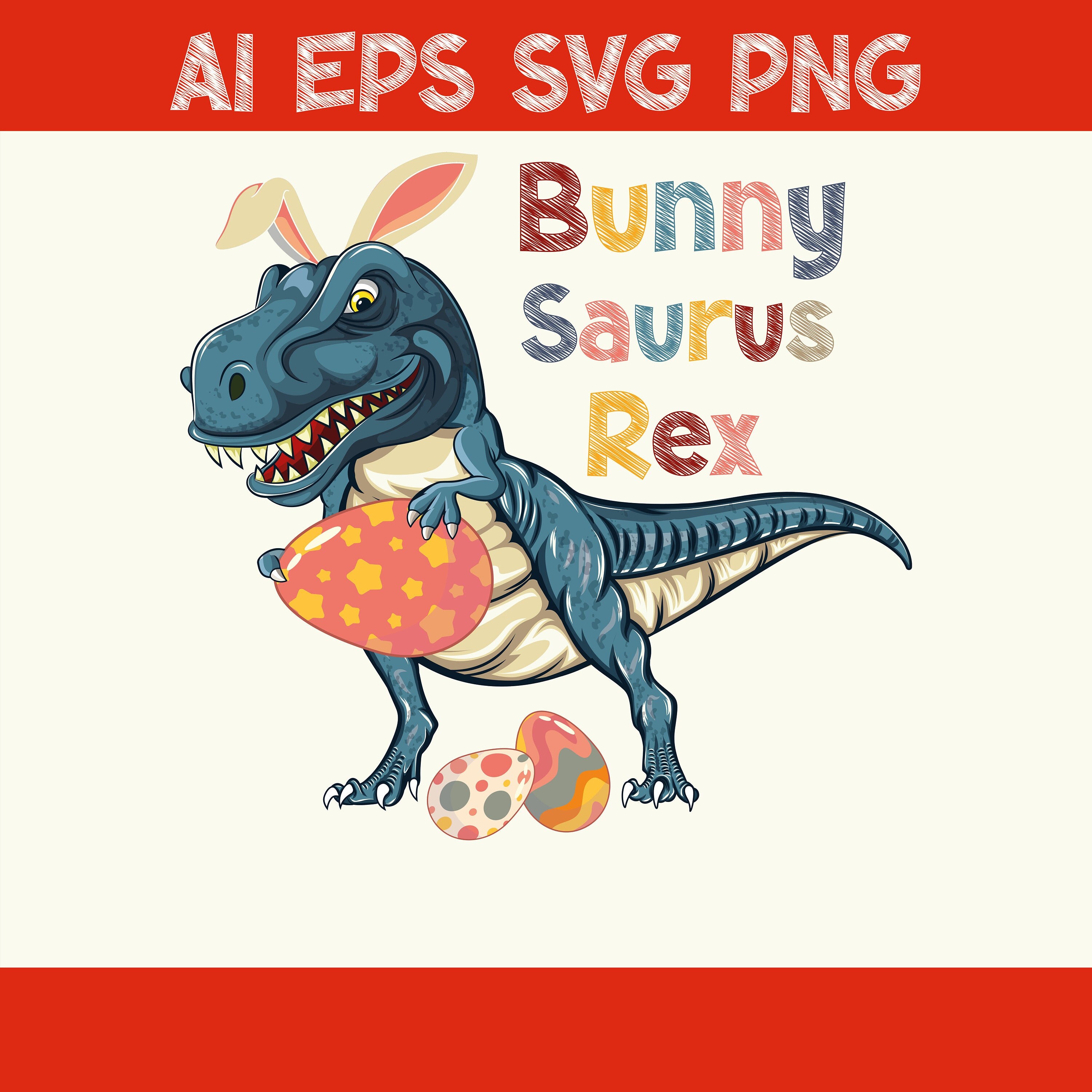 T-rex Bunny Svg | Dinosaur Boy Easter Svg | Easter Saurus Rex Png ...