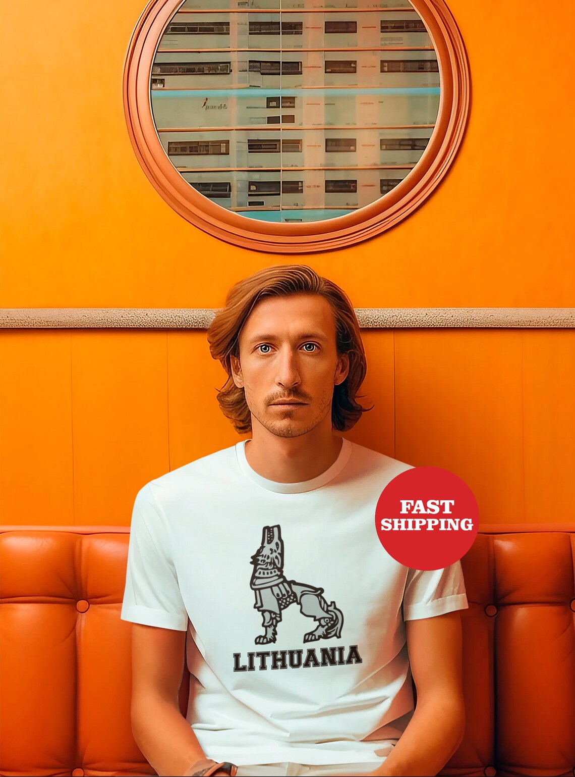 Lithuania Iron Wolf Short-sleeve Unisex T-shirt. - Etsy Canada