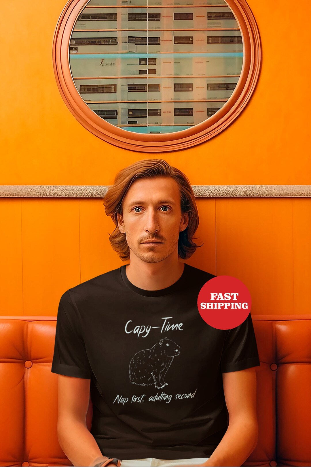 Funny Capybara Shirt, Cute Capybara Shirt, Retro Capybara Shirt, Unisex ...