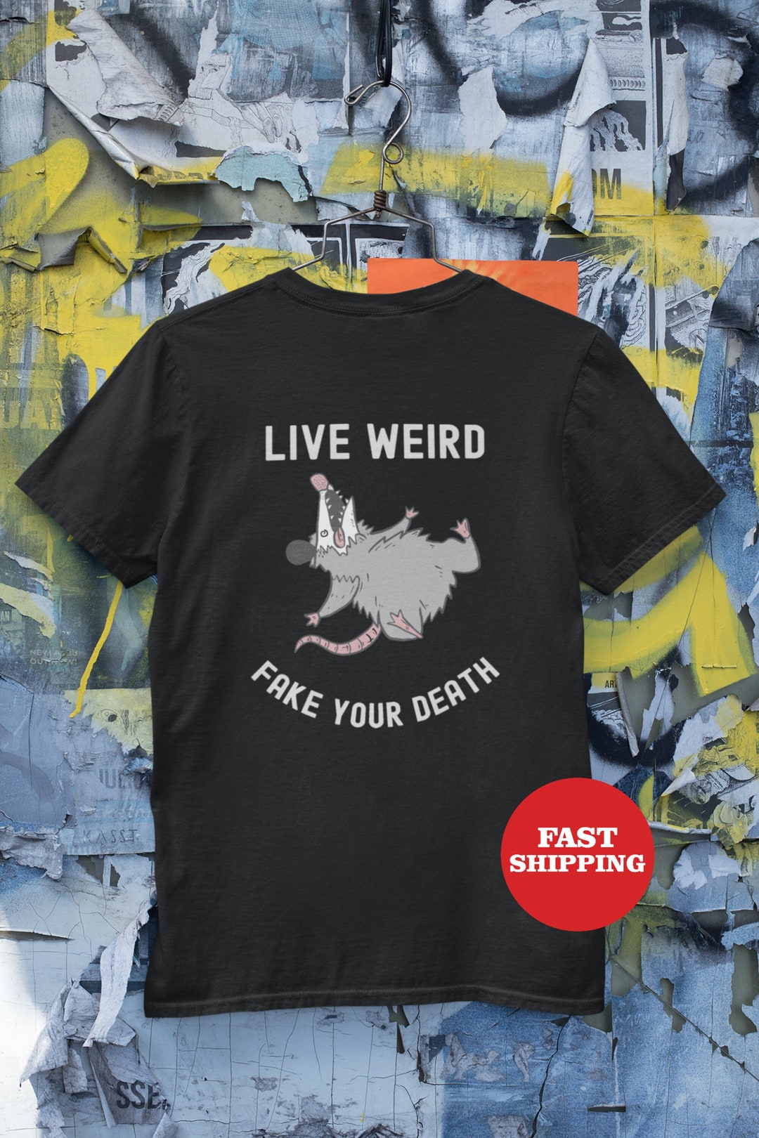 Live Weird Fake Your Death Cool Funny Graphic Shirt. - Etsy