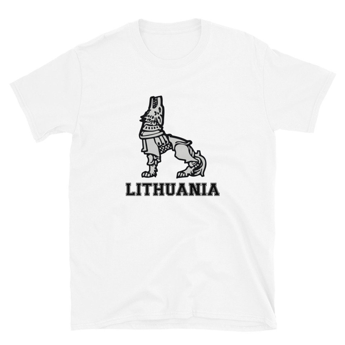 Lithuania Iron Wolf Short-sleeve Unisex T-shirt. - Etsy Canada