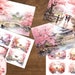 Japanese Sakura Cherry Blossom Spring Junk Journal Pages, Pink ...