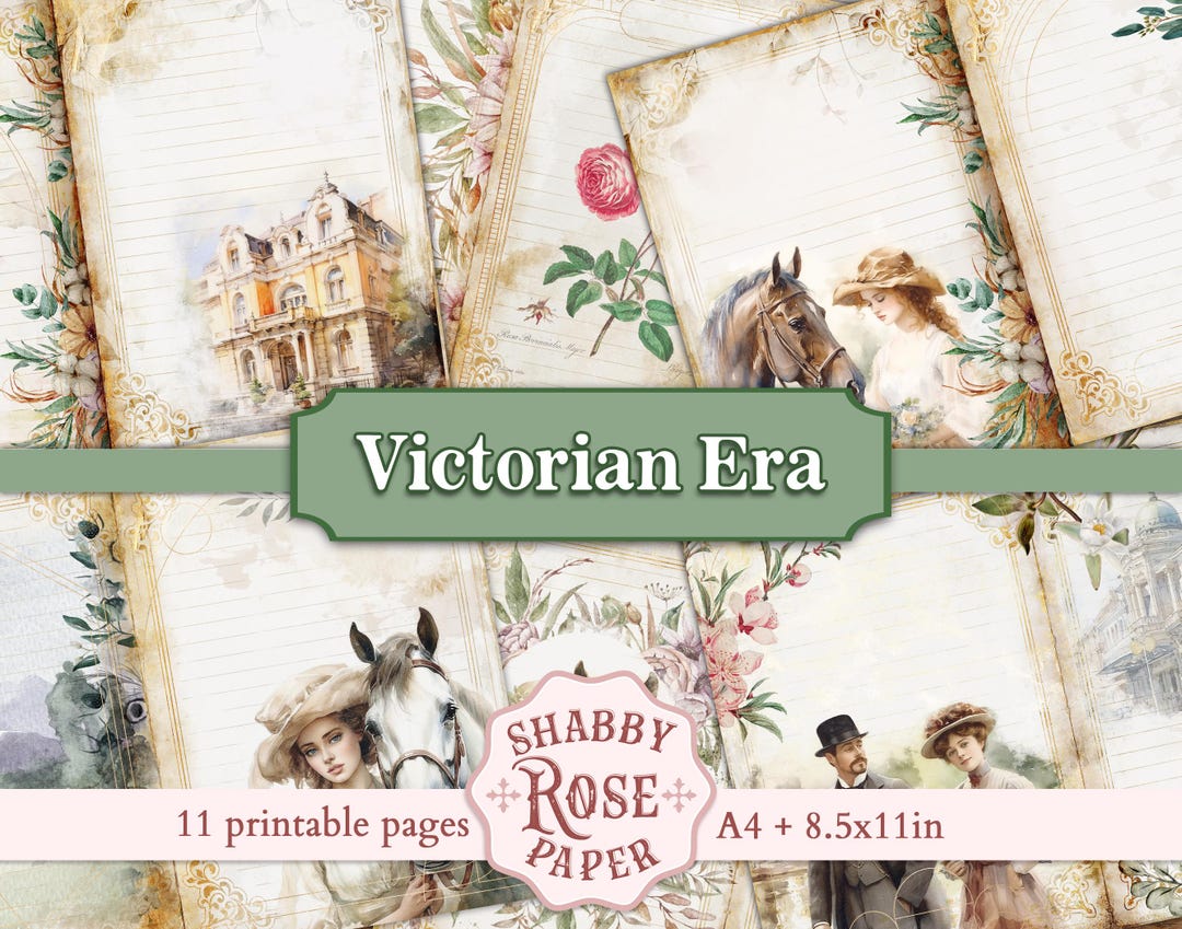 Victorian Junk Journal Pages. Vintage Pages Ephemera. Victorian Ladies ...