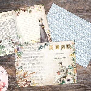 Jane Austen Quotes Vintage Ephemera. Pride and Prejudice Emma Junk ...