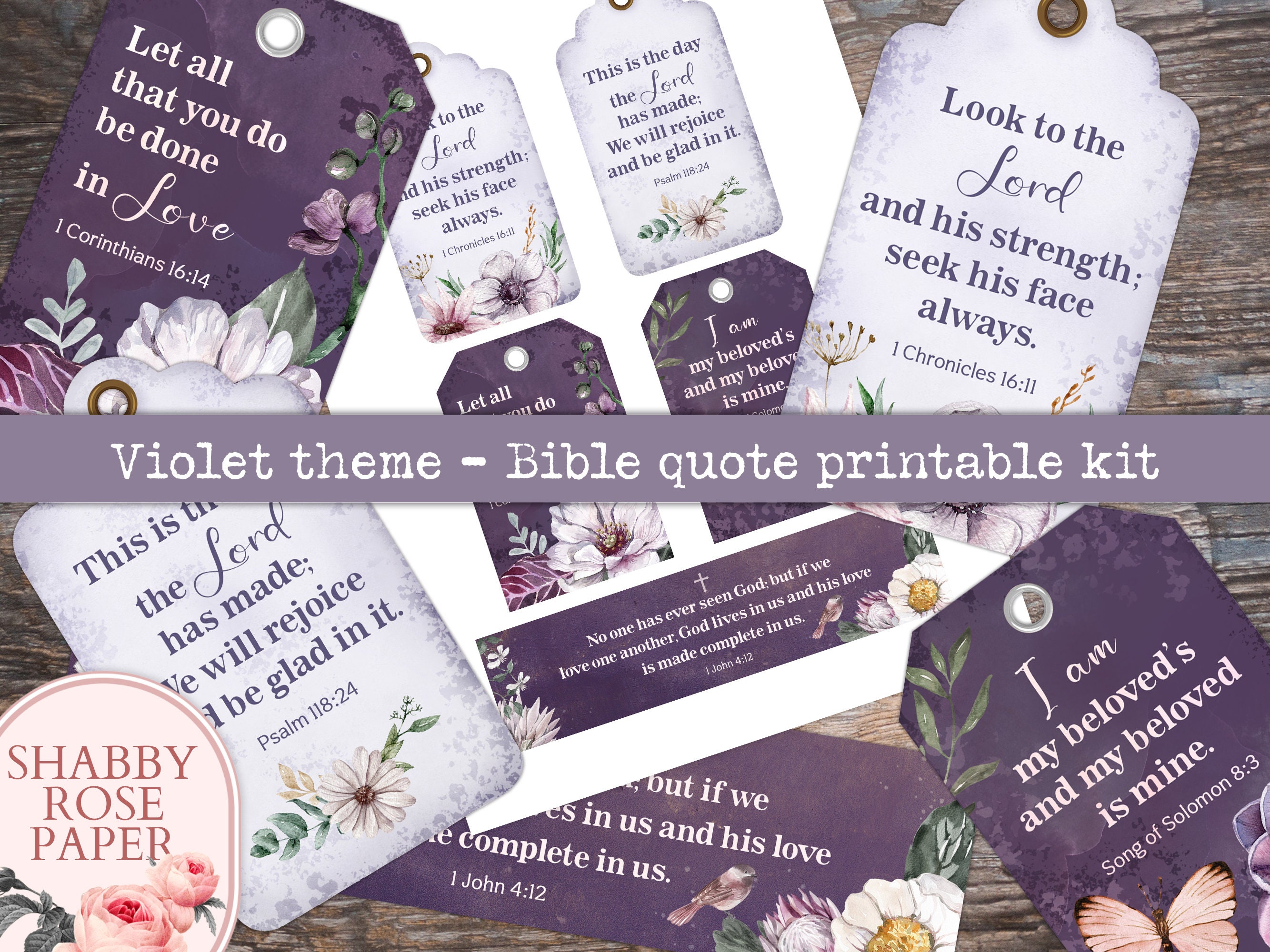 Inspirational Bible Quotes, Verses and Prayers. Tags and Bookmarks ...