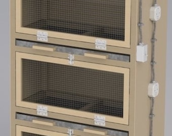 Plans to Build: Duck / Chicken / Poultry Brooder Box - Etsy