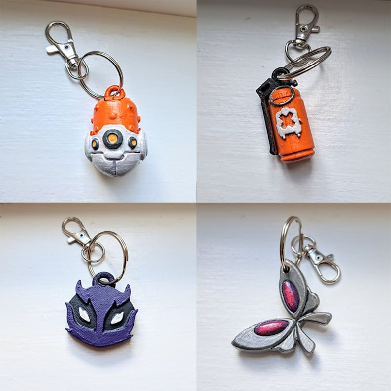 Valorant Agent Keychains - Etsy