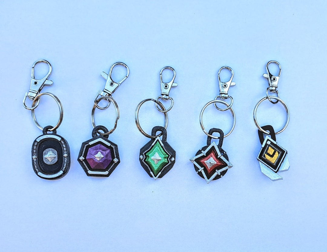 Valorant Rank Keychains - Etsy