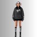 Korn Band Hoodie Vintage Inspired, Washed Black, Soft Cotton Unisex ...